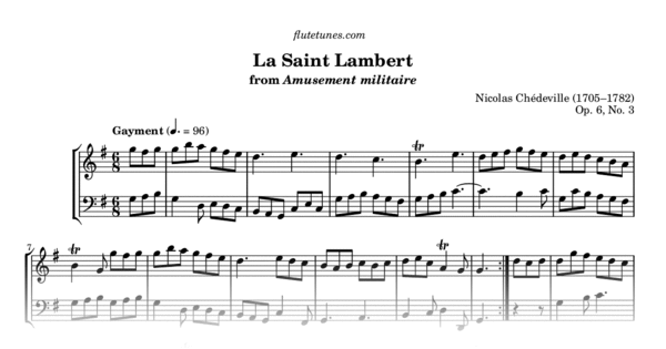 La Saint Lambert from Amusemens de Bellone, No. 3: Amusement militaire ...